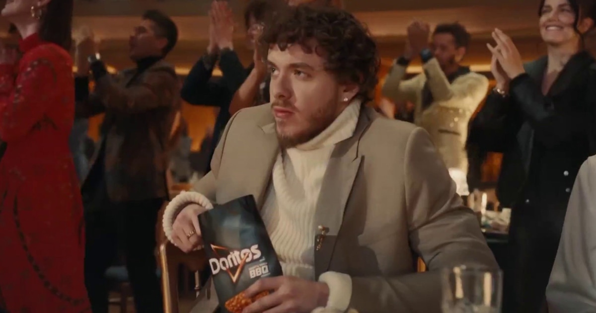 Jack Harlow quits rap to play the triangle in Doritos’ Super Bowl ad