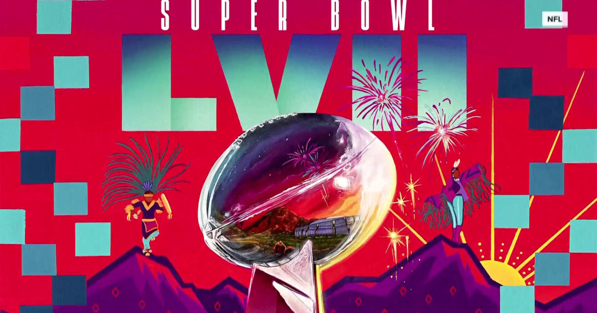 A banker-turned-painter's art takes center stage at Super Bowl