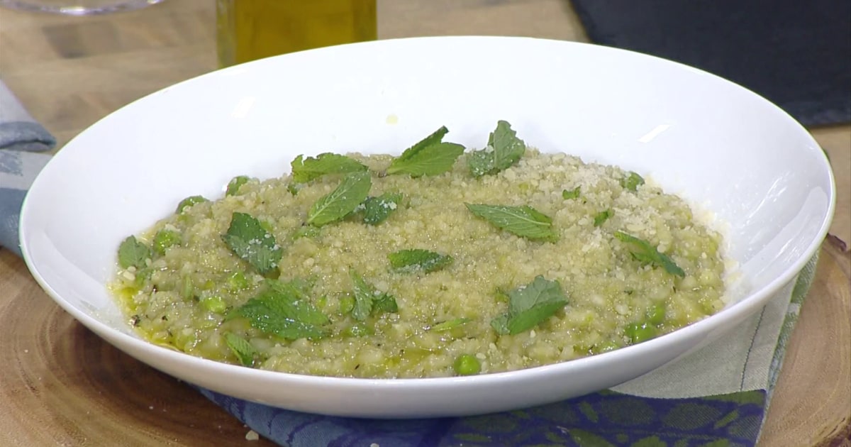Try this risotto recipe that’s full of fresh flavors