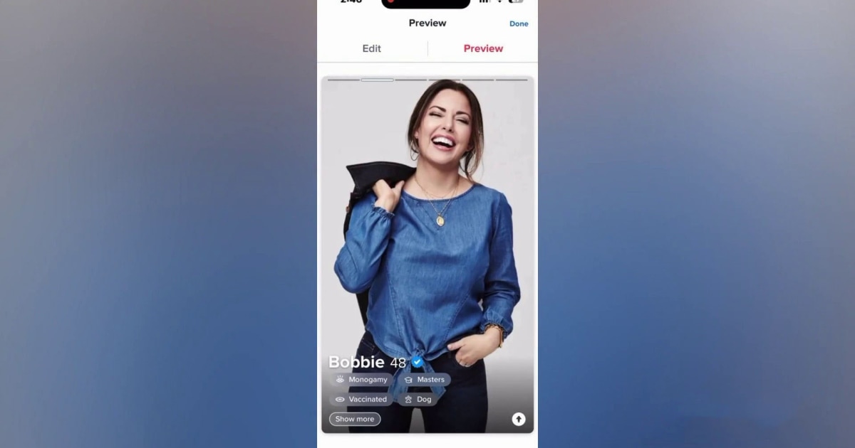 Bobbie Thomas learns how to optimize her online dating profile