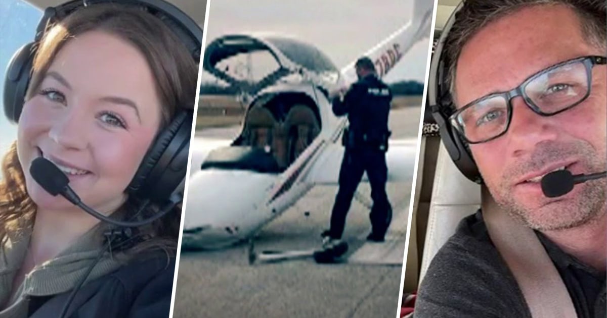 Young pilot guided back to runway after losing landing gear