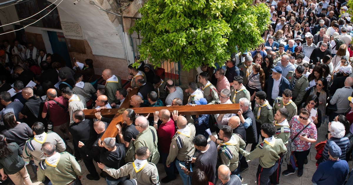 Americans walk Jesus’ steps in Holy Week pilgrimage to Jerusalem