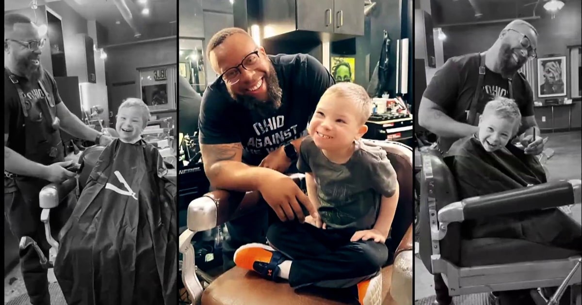 Barber gives free haircuts once a month for kids with special needs