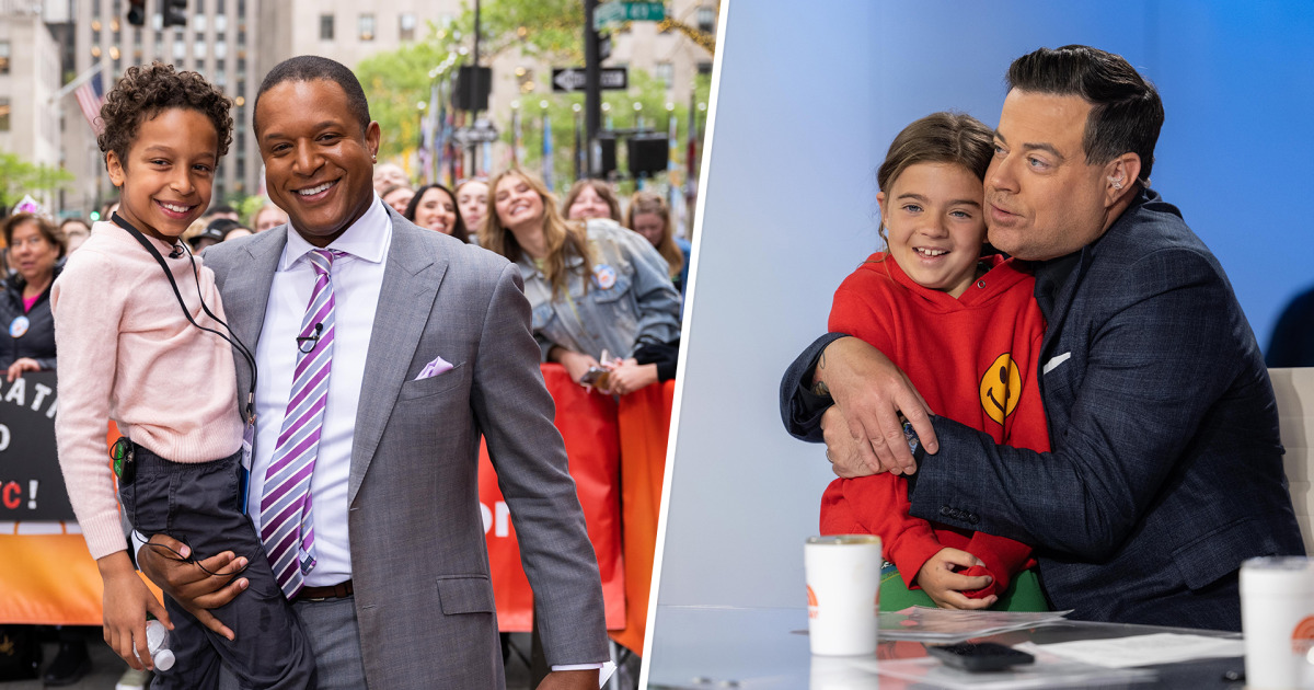 The TODAY anchors bring their kids to work