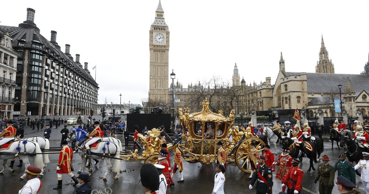 See King Charles III’s procession back to Buckingham Palace
