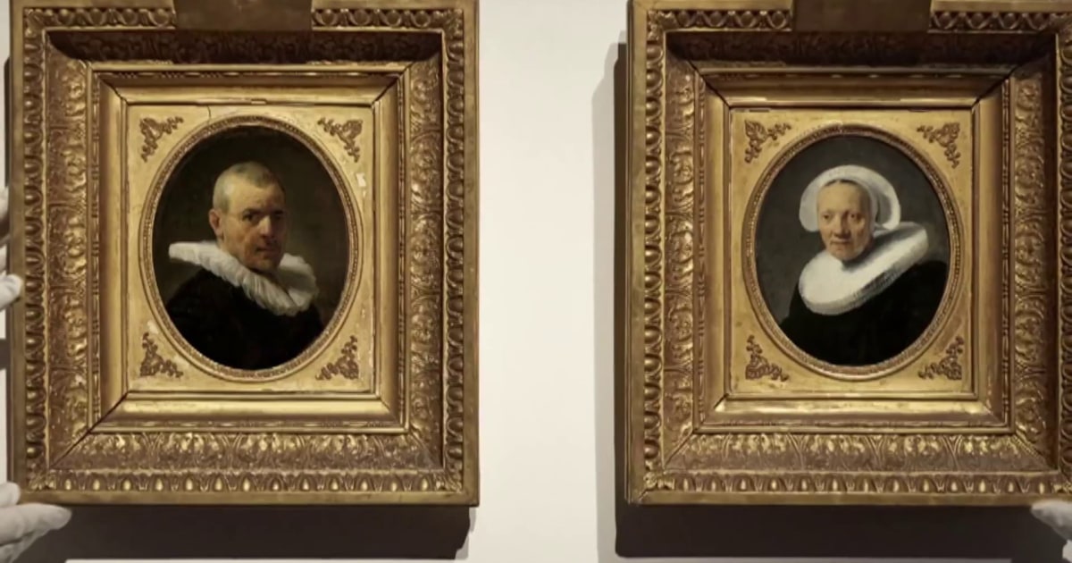 Rare Rembrandt paintings expected to fetch $10M at auction