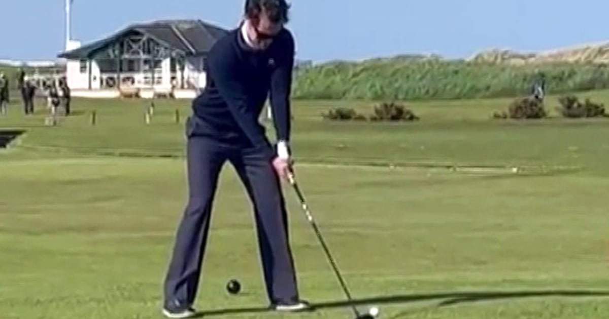 Harry Styles draws big crowd while golfing in Scotland