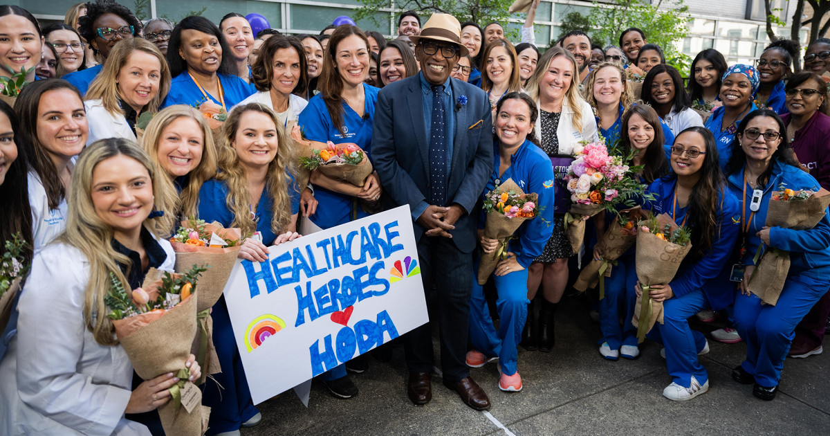 Hoda and Al celebrate healthcare heroes with sweet surprises