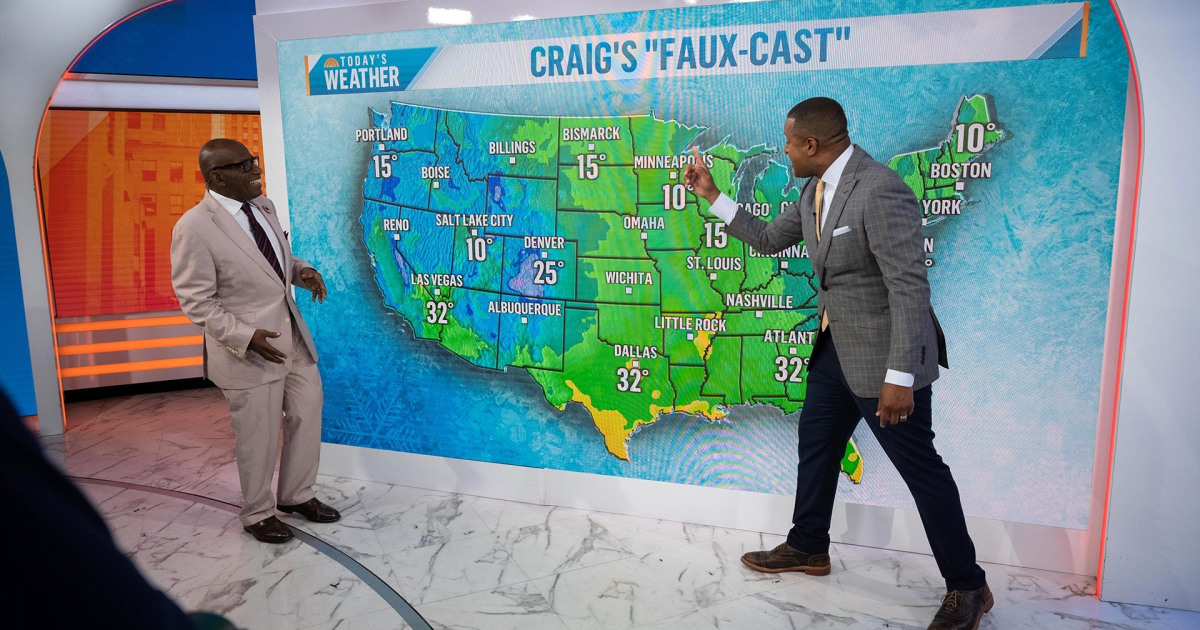 Watch: Al Roker has Craig Melvin ‘faux-cast’ the weather