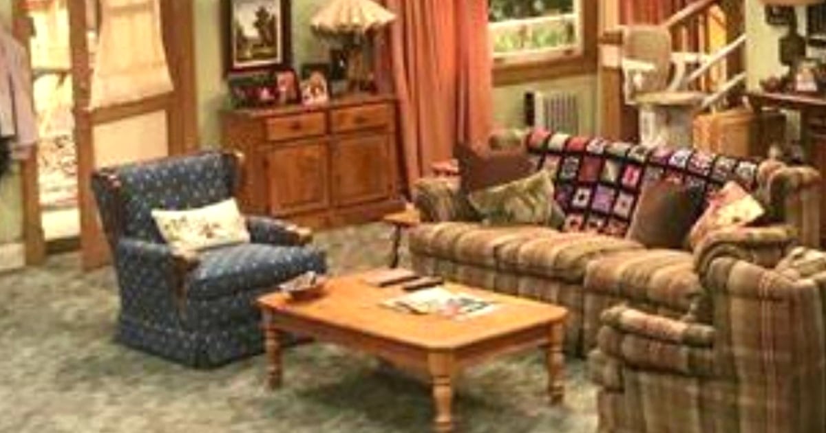 Can you identify these shows based on their living room sets?