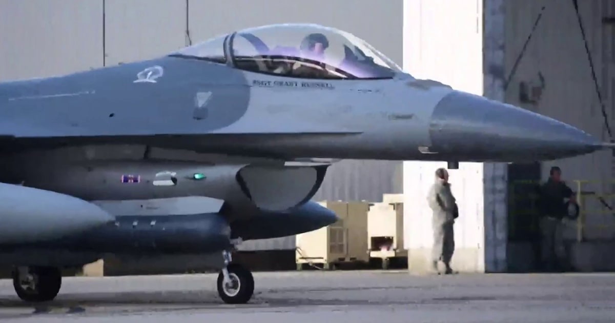 F-16 jets intercept plane flying in restricted air space over DC