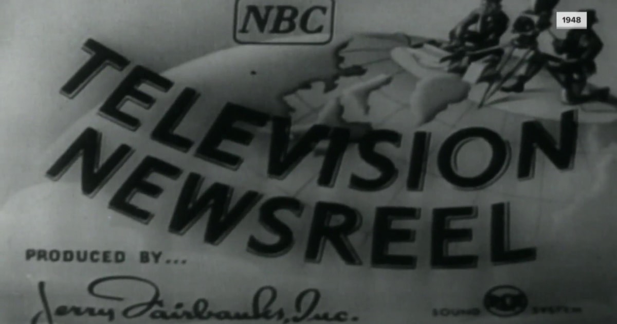 Look back at Nightly News’ first broadcast in 1948