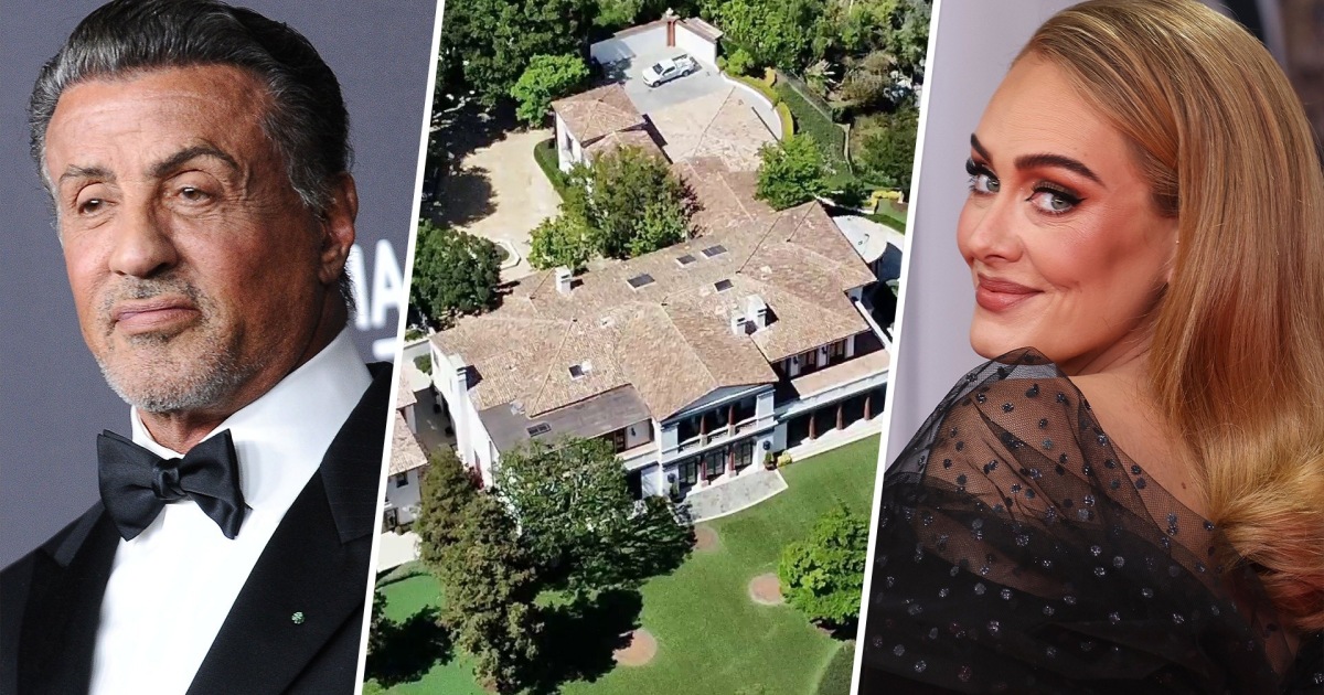 Sylvester Stallone sells home to Adele — and she kept his statue ...
