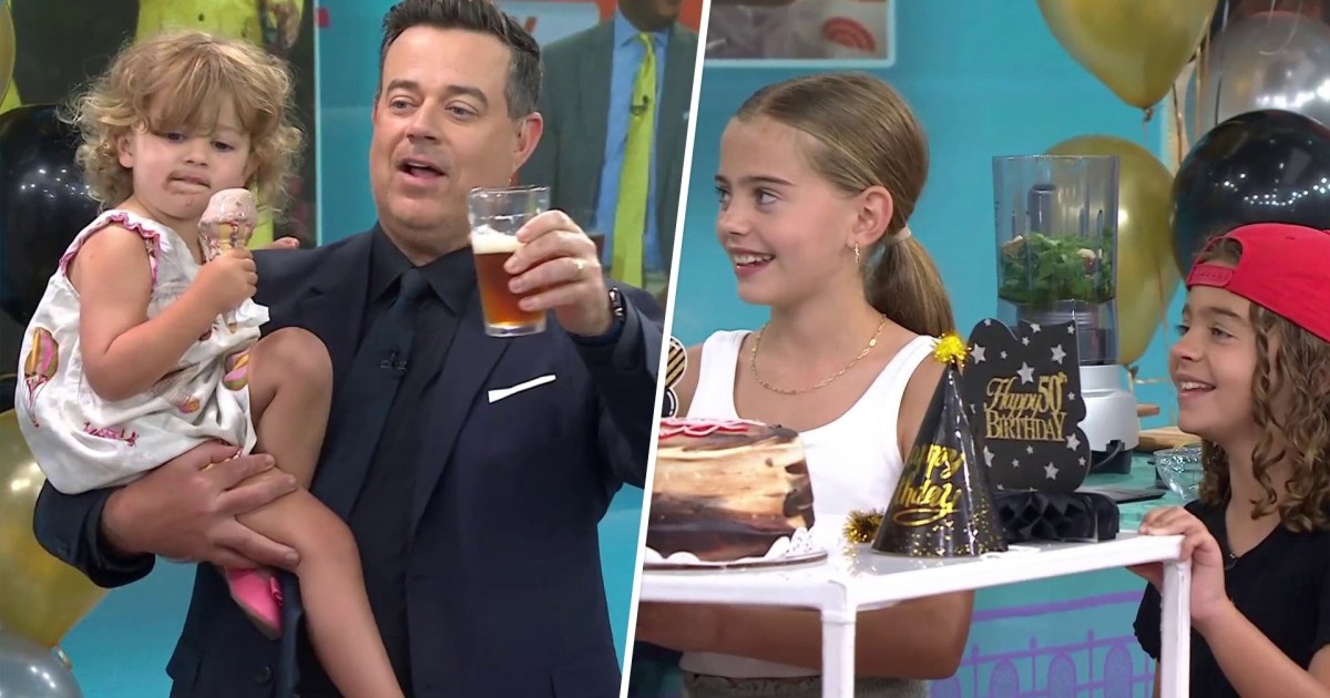 Carson Daly's family celebrates his 50th birthday on TODAY