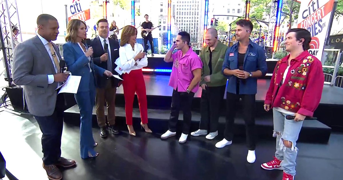 Big Time Rush talks first TODAY concert in 13 years