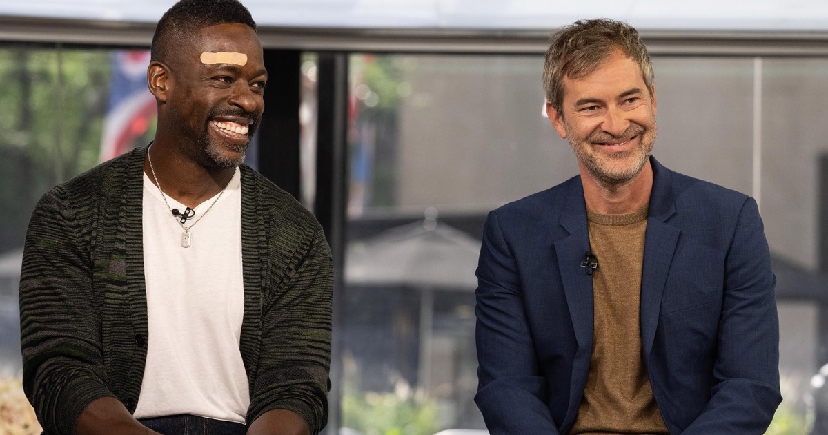 Sterling K. Brown and Mark Duplass talk ‘Biosphere,’ looming strike