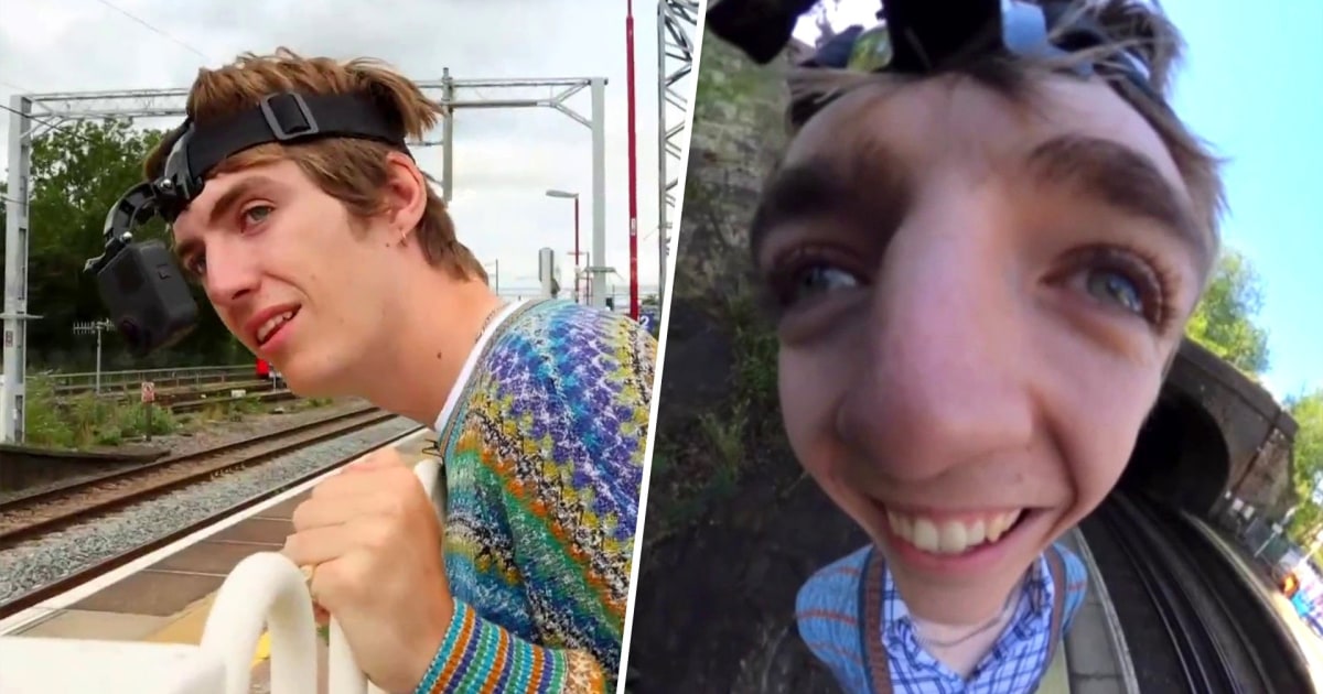 UK social media star spreads joys to millions through ‘trainspotting’
