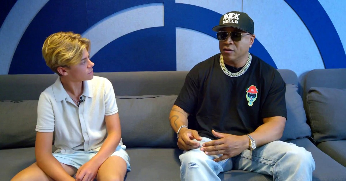 Carson Daly's son Jackson interviews rap icon LL COOL J