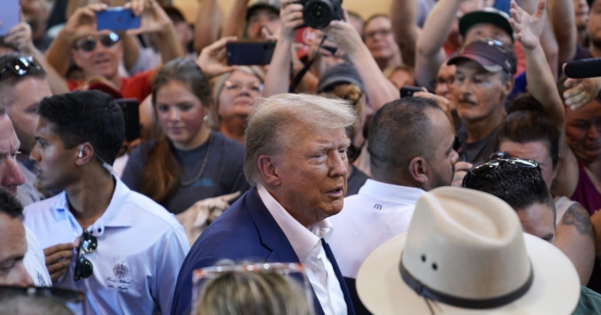 Trump visits Iowa State Fair as Georgia indictment looms