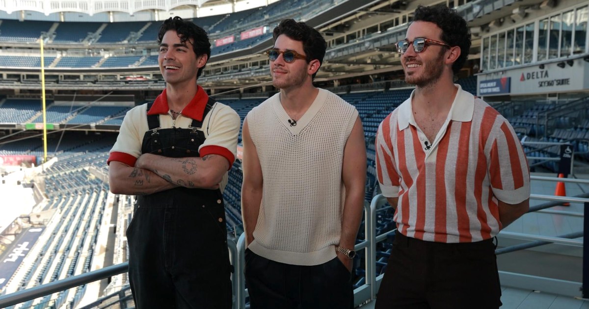 Backstage look as Jonas Brothers kick off tour at Yankee Stadium