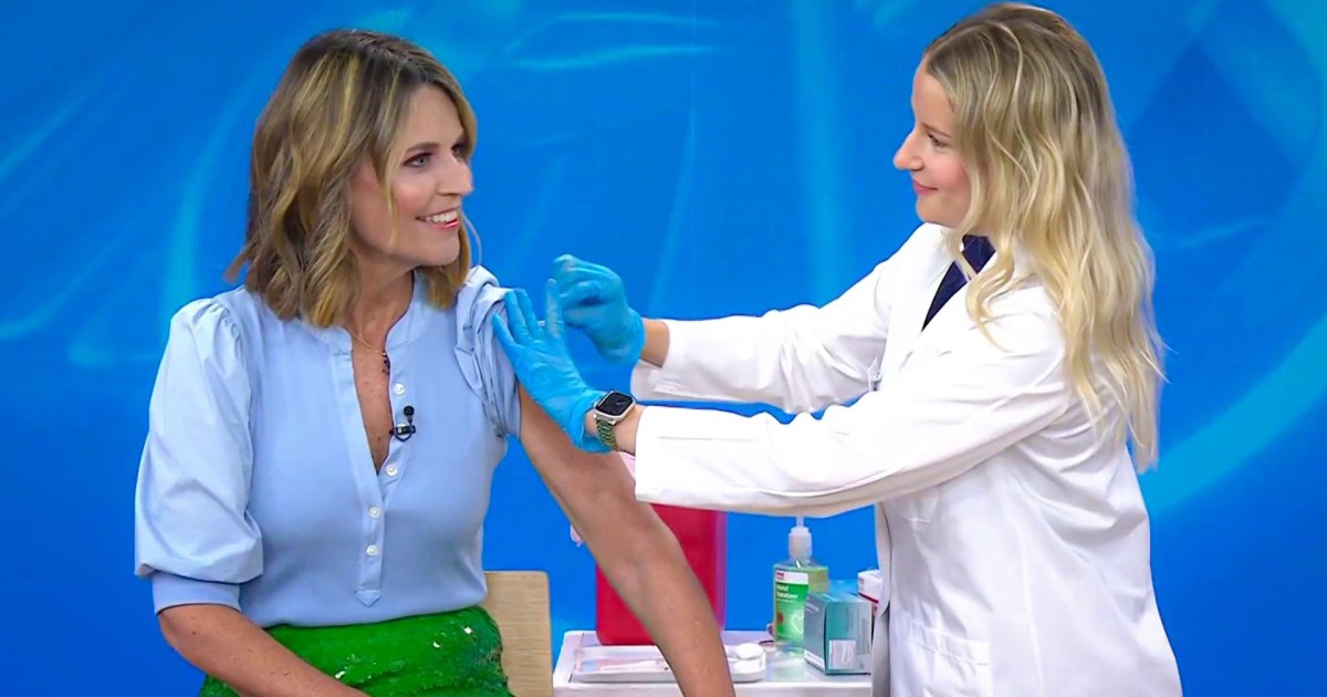 TODAY anchors roll up their sleeves and get their annual flu shots