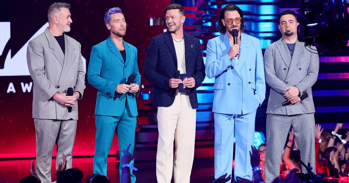 'N Sync drops first new song in 20 years after VMAs reunion