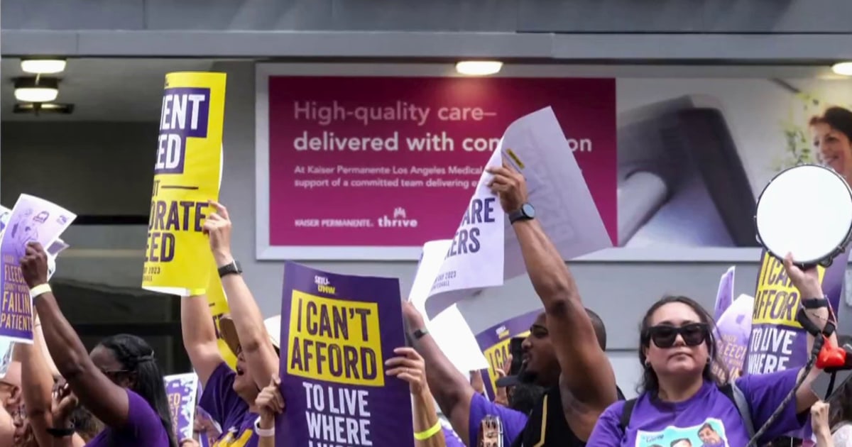 Thousands of health care workers set to walk off amid labor dispute