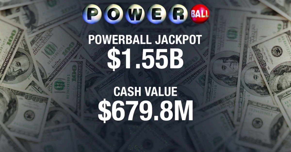 Powerball Jackpot climbs to $1.55 billion, 3rd largest of all time
