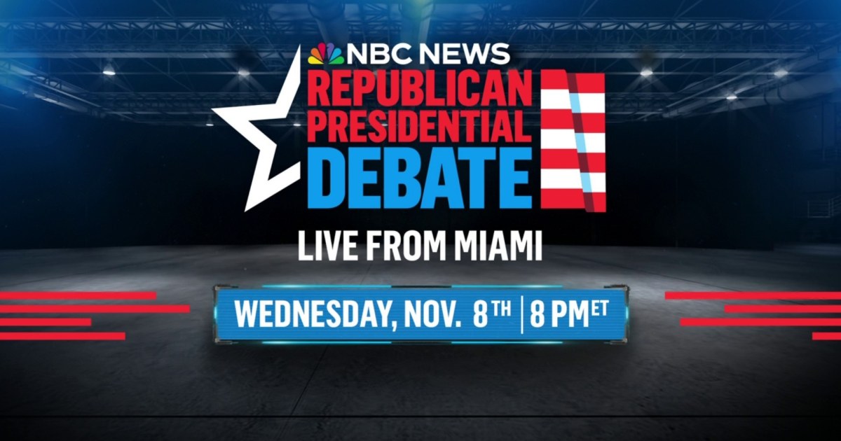 NBC to host 3rd GOP debate on Nov. 8