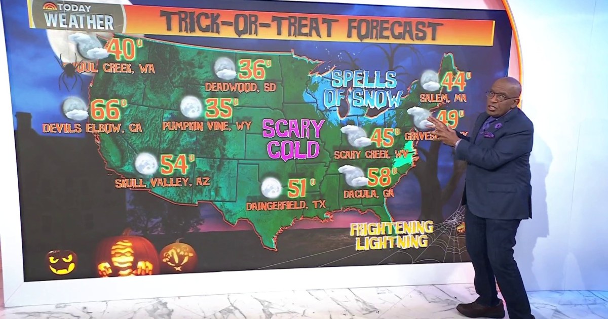 Halloween weather: Trick-or-treaters prep for record cold and snow