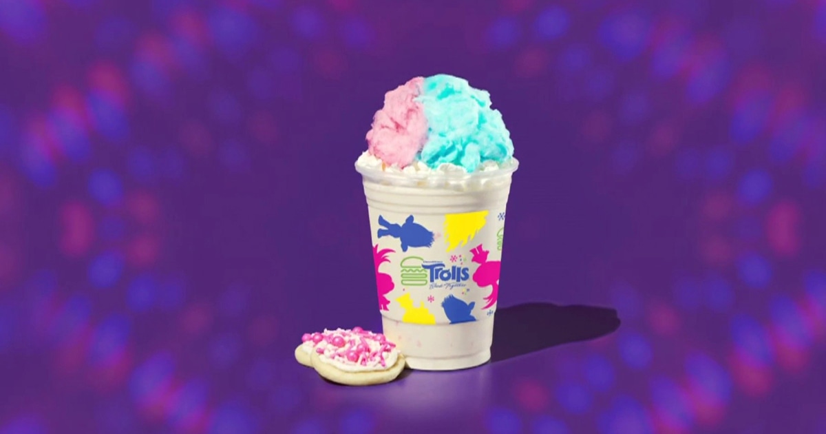 Shake Shack is serving new holiday milkshakes inspired by 'Trolls'