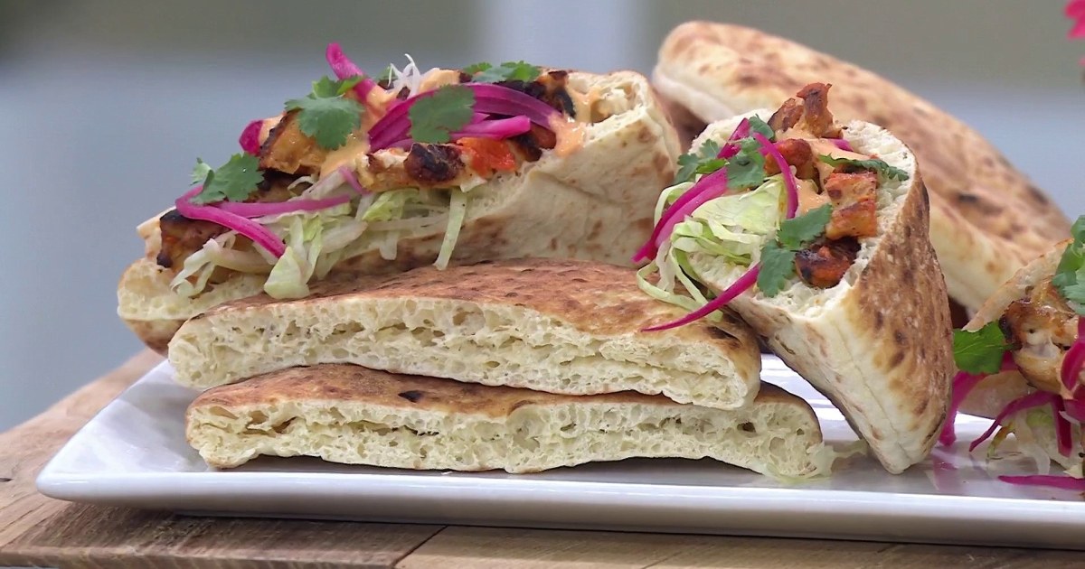 Peri peri chicken pita: Get Sam Way’s recipe!