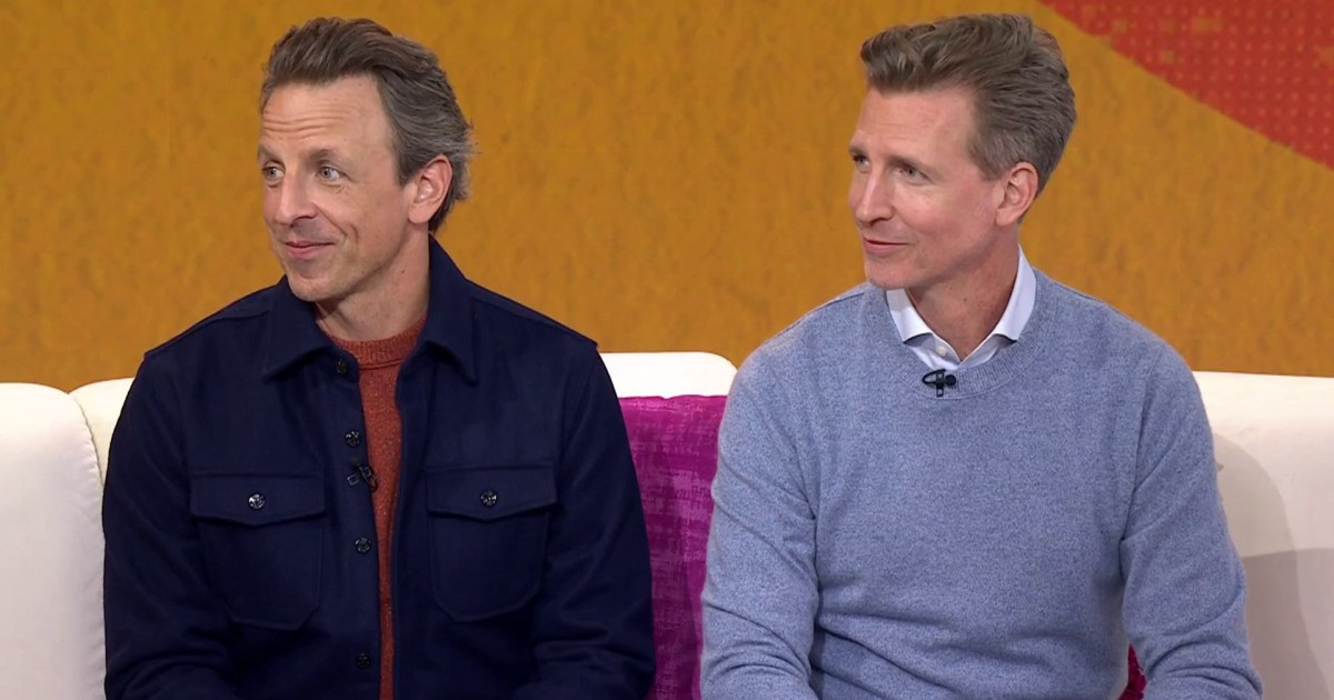 Seth Meyers and his brother Josh talk new 'Family Trips' podcast