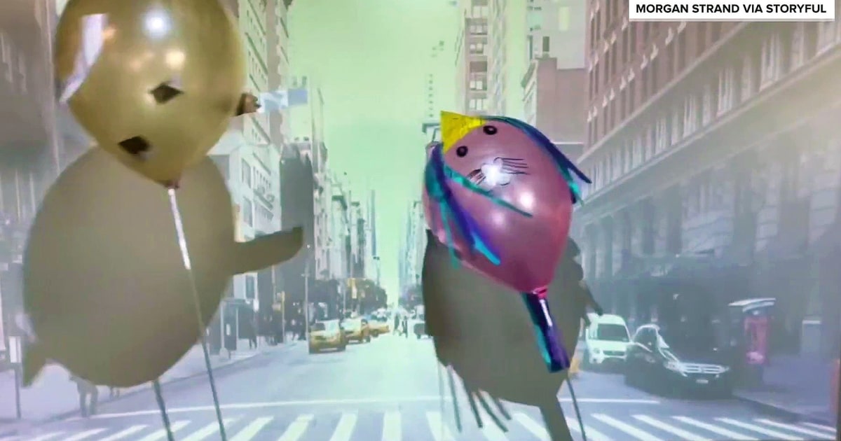 2nd graders make ‘floats’ for makeshift Macy’s Thanksgiving Day Parade