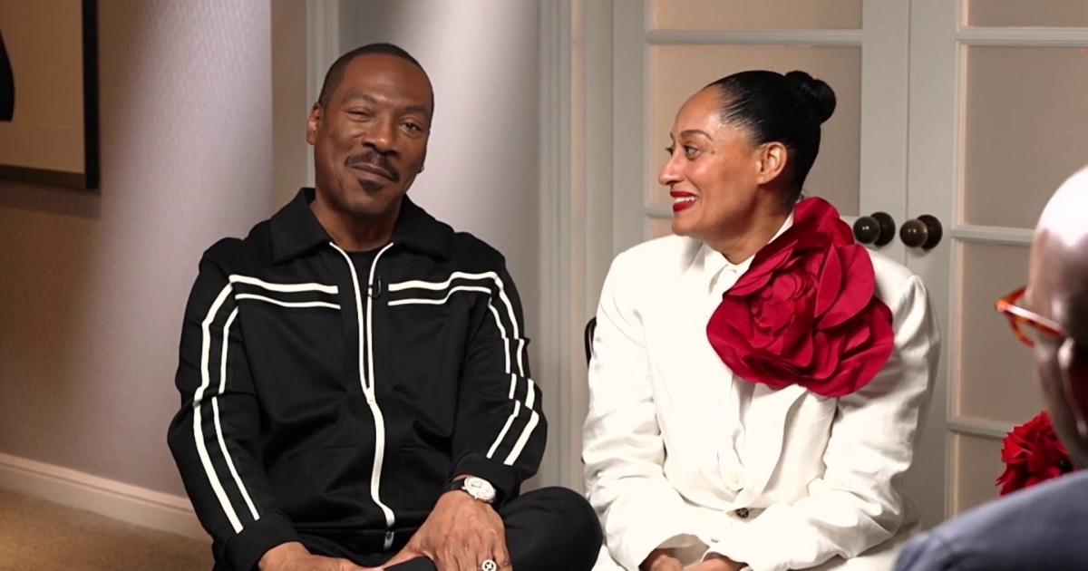 Tracee Ellis Ross and Eddie Murphy talk ‘Candy Cane Lane’