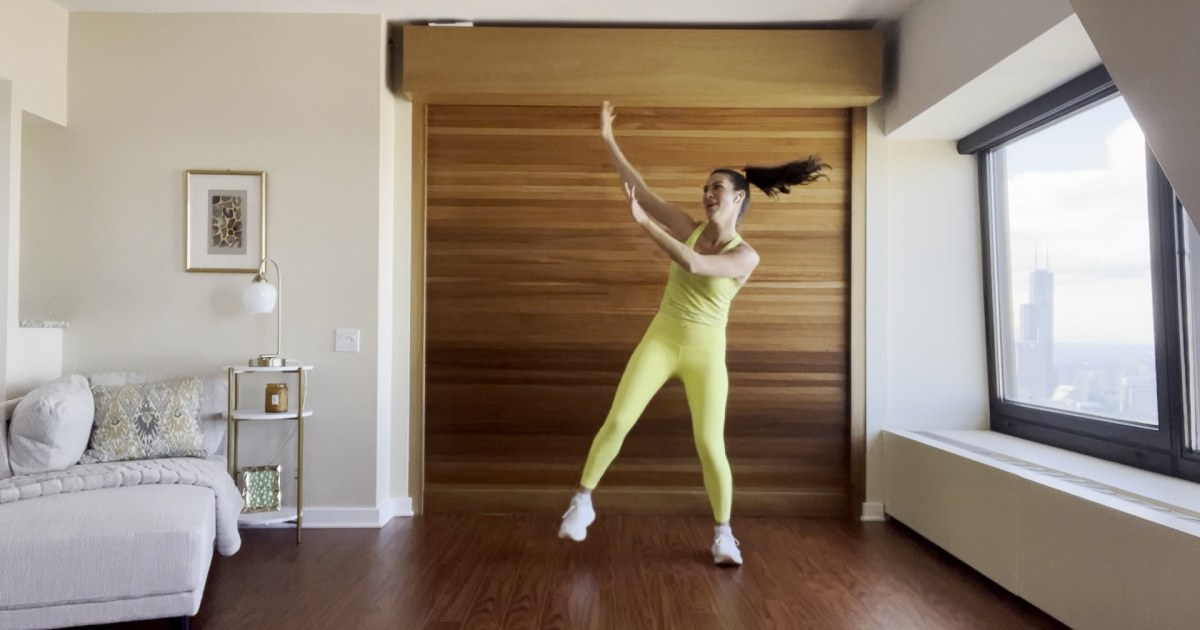 A 15-minute aerobics workout for beginners
