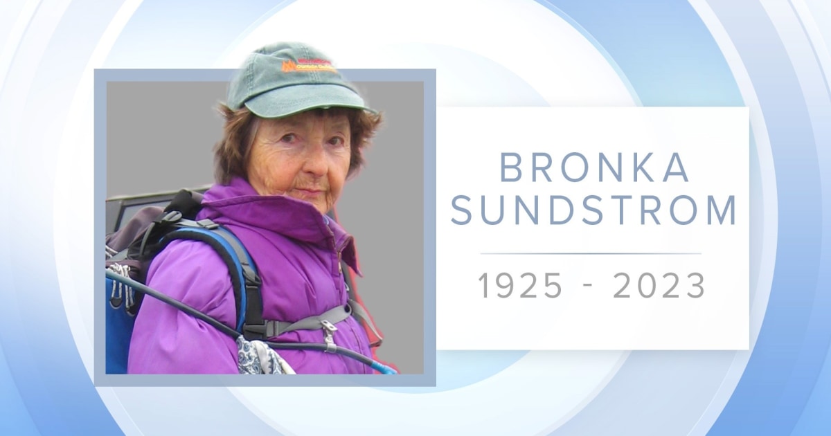 Bronka Sundstrom, Holocaust survivor and mountaineer, dies at 98