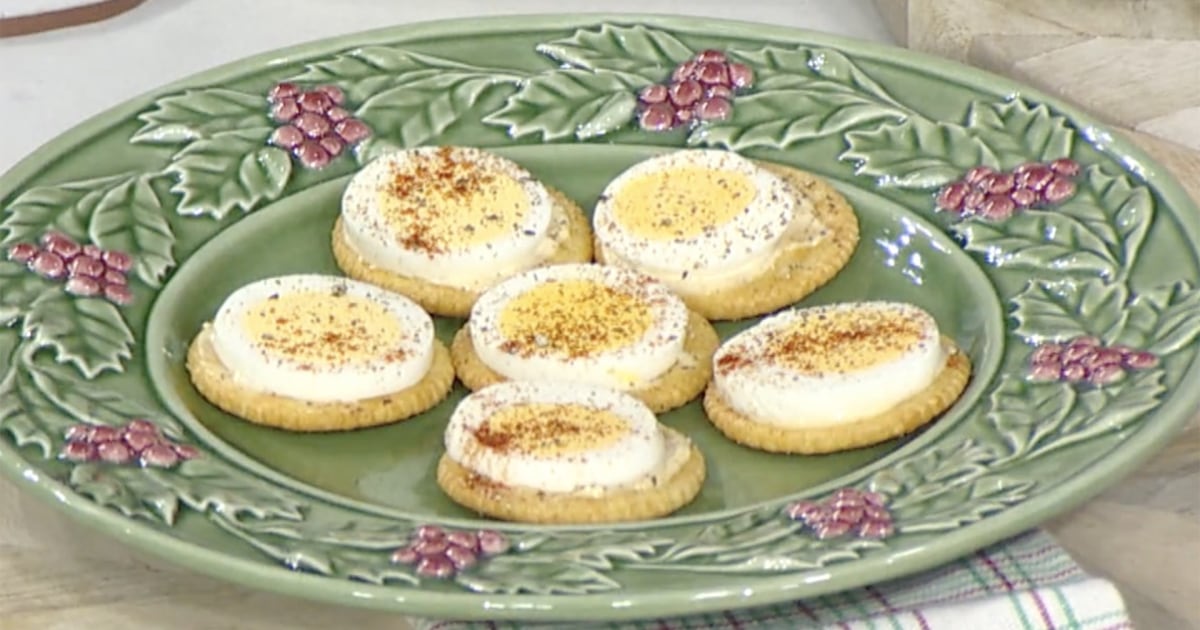 Elizabeth Heiskell makes unstuffed deviled eggs and cheese dream