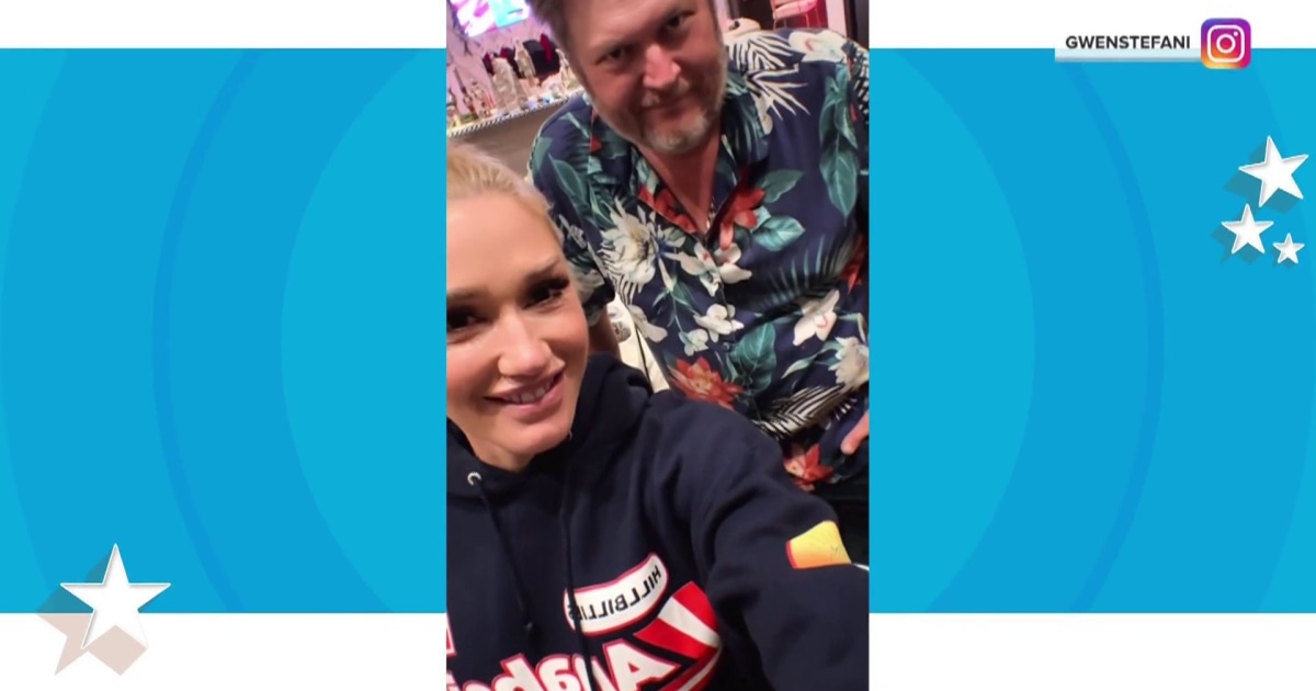 Blake Shelton, Gwen Stefani cook up pasta in Christmas tradition