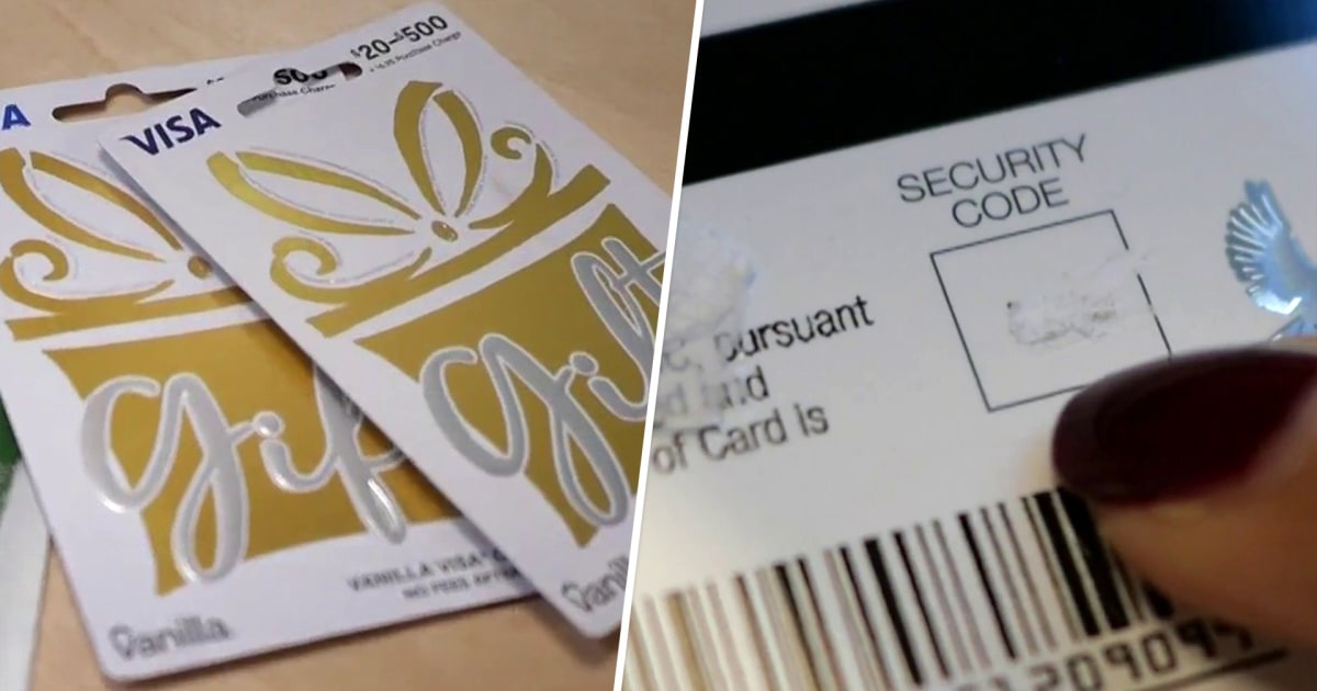 Gift card scams: Here's what to look out for