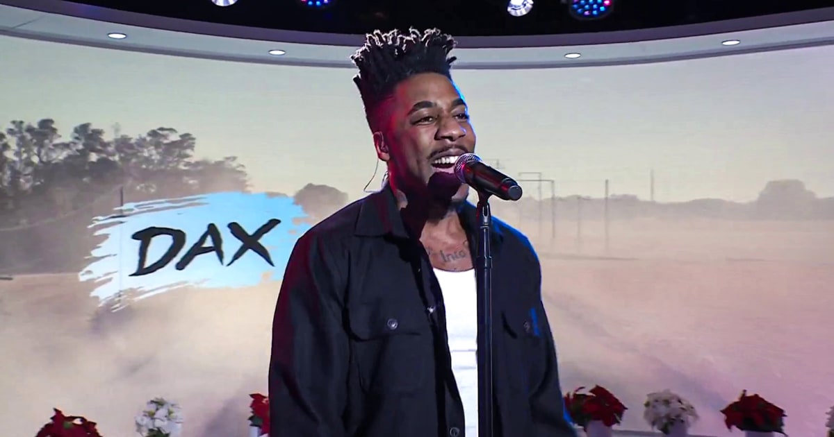 Dax performs ‘To Be A Man’ live on TODAY