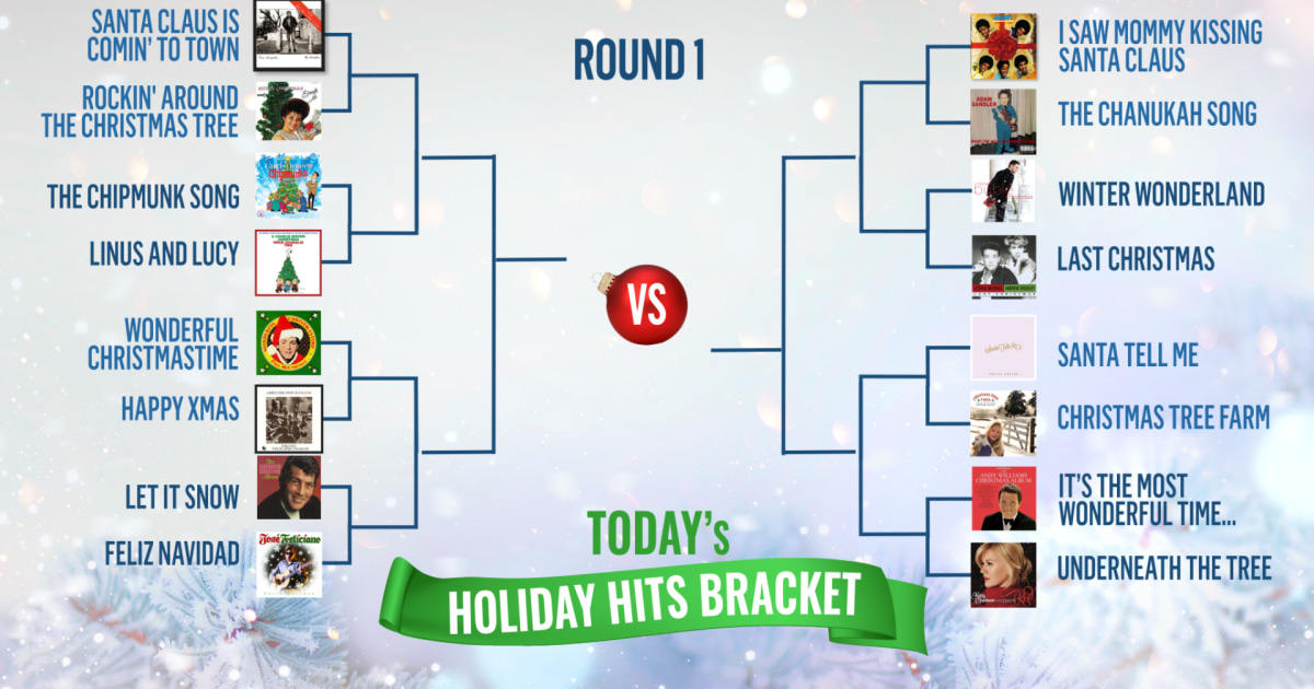 TODAY’s Holiday Hit bracket: Pick your favorite festive song!