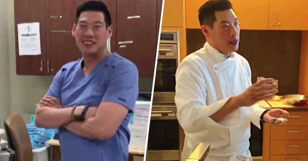How one man pursues his two passions as a doctor and a chef