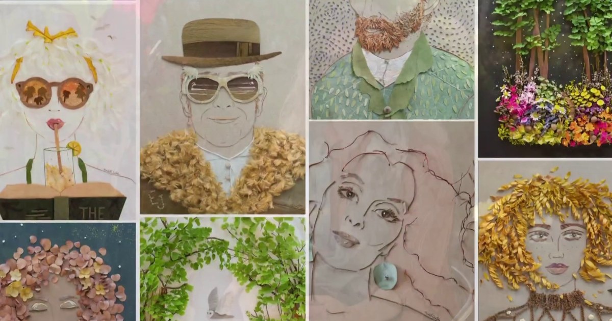 How a woman's flower art blossomed after painful health setback