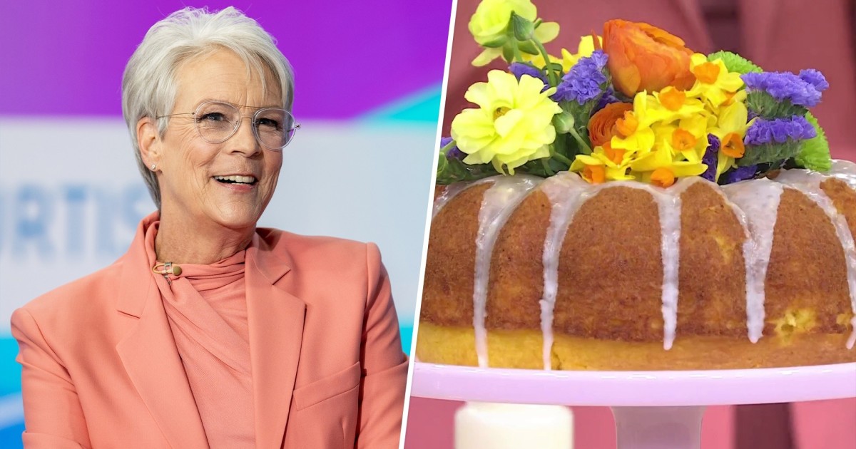 Jamie Lee Curtis shares her favorite lemon cake recipe