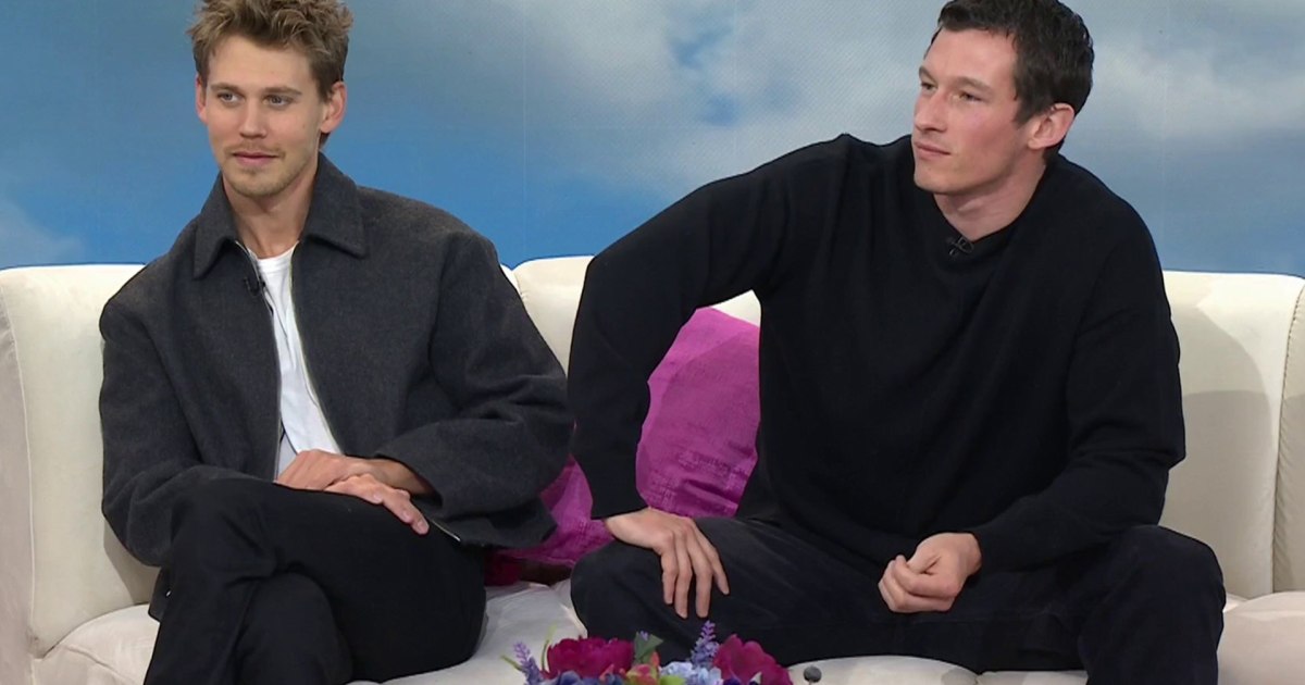 Austin Butler, Callum Turner talk WWII series, managing fame