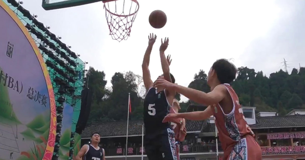Inside the growing popularity of village basketball in rural China