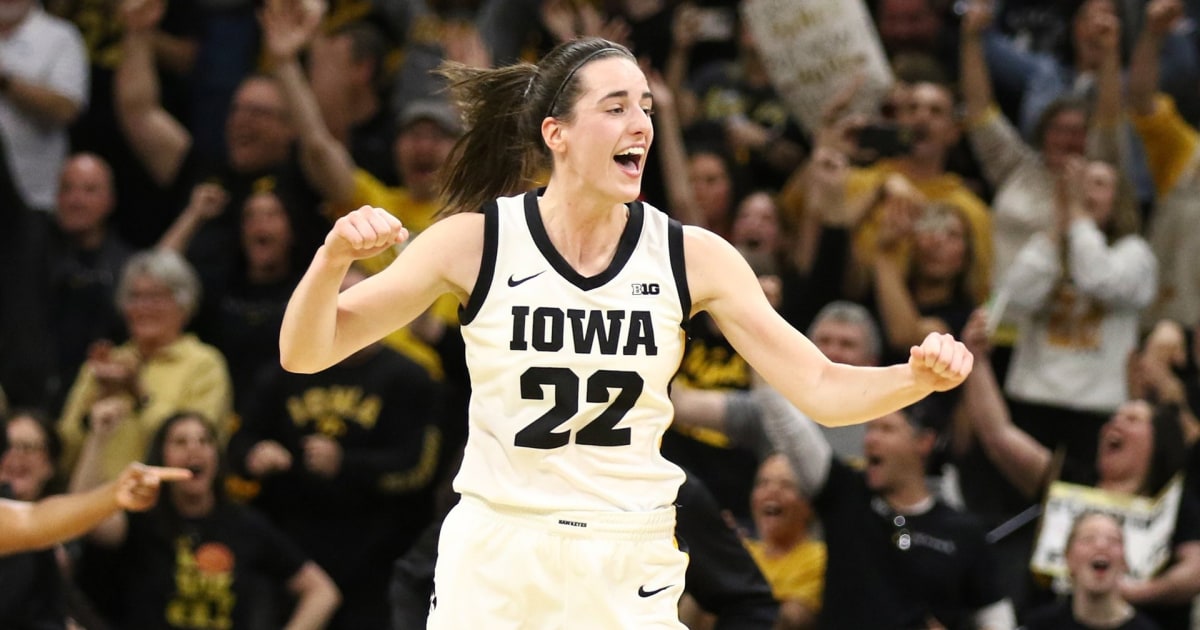 College basketball star Caitlin Clark breaks NCAA scoring record