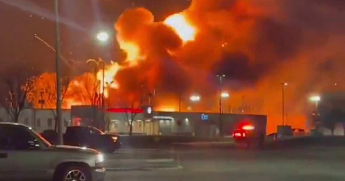 Massive fire, multiple explosions erupt at industrial plant in Detroit