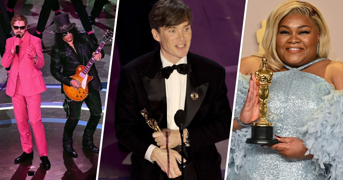 Oscars highlights: ‘Oppenheimer’ wins big, Kenergy fills night